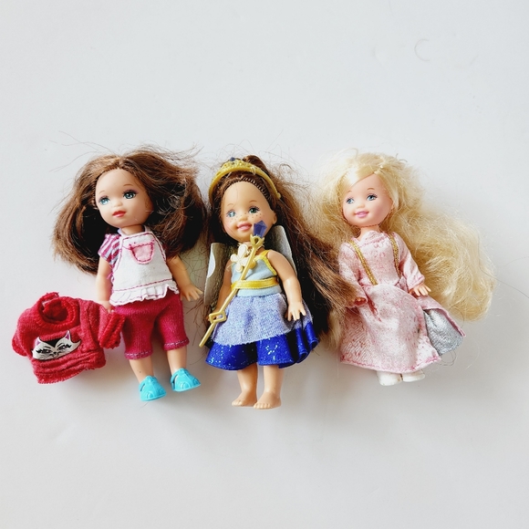 Barbie | Toys | Mattel Kelly Club Princess Dolls Barbie Sister Kid Lot ...